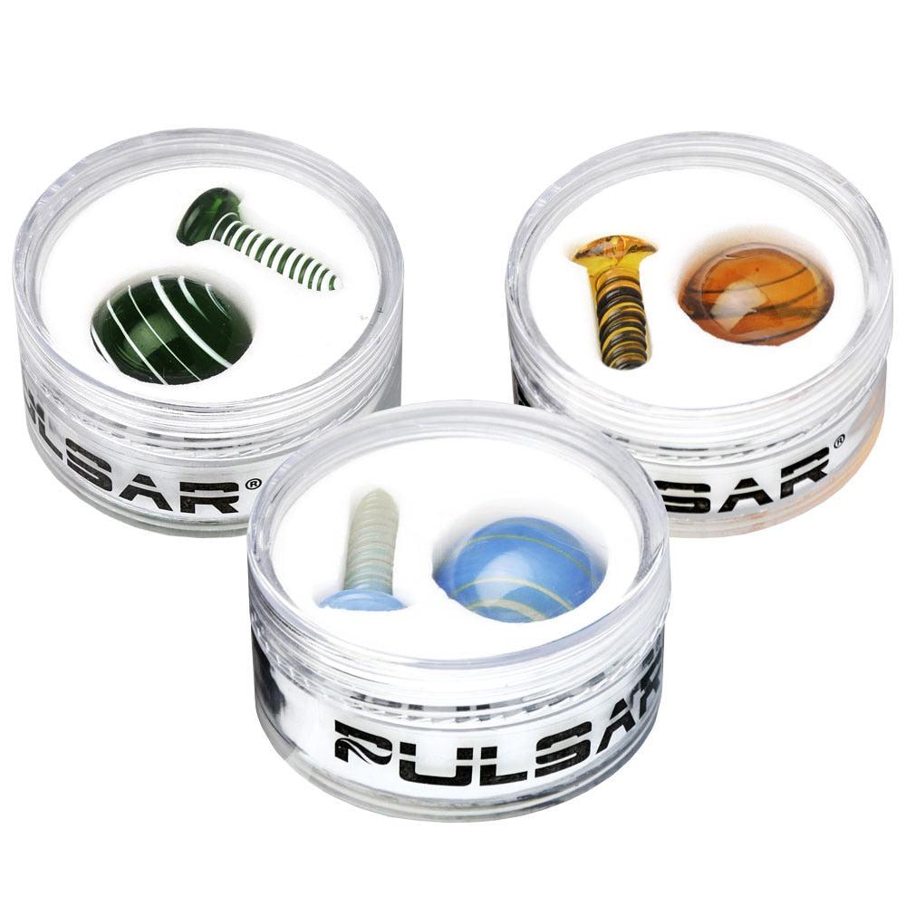 Pulsar Terp Slurper Screw & Marble Set | 2pc – Lakes Area Grow Co.